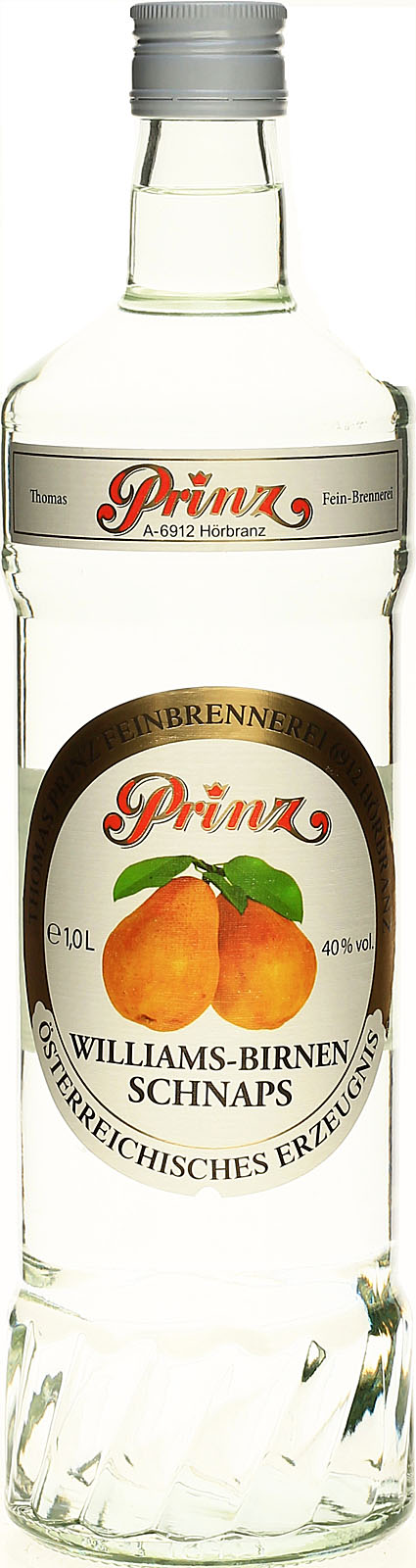 Prinz Williams- Birnen Schnaps 1,0 Liter im Shop