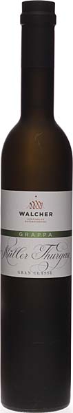 Walcher Grappa Müller-Thurgau aus Südtirol hier Walcher Grappa Müller-Thurgau aus Südtirol hier