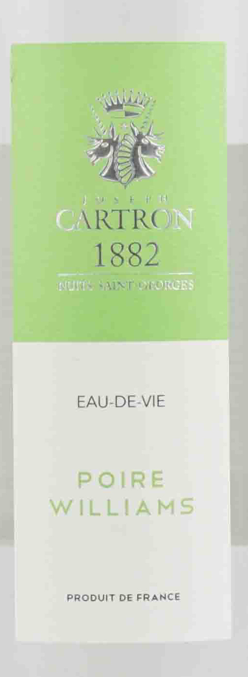 Joseph Cartron Williams Birne Brandy bei obstler.de Joseph Cartron Williams Birne Brandy bei obstler.de