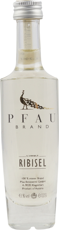 Pfau Schwarze Ribisl-Johannisbeere 50ml 43%