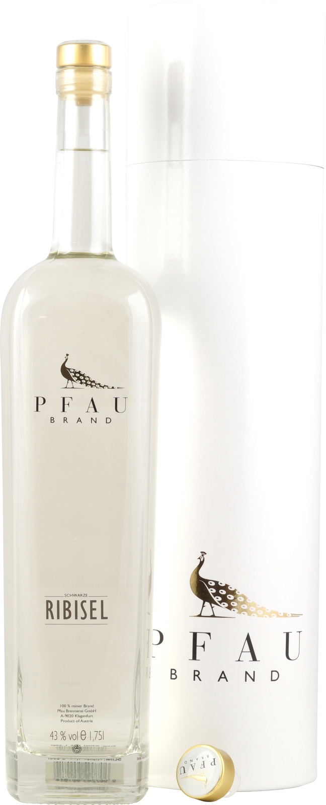 Pfau Schwarze Ribisl-Johannisbeere 1,75l 43%