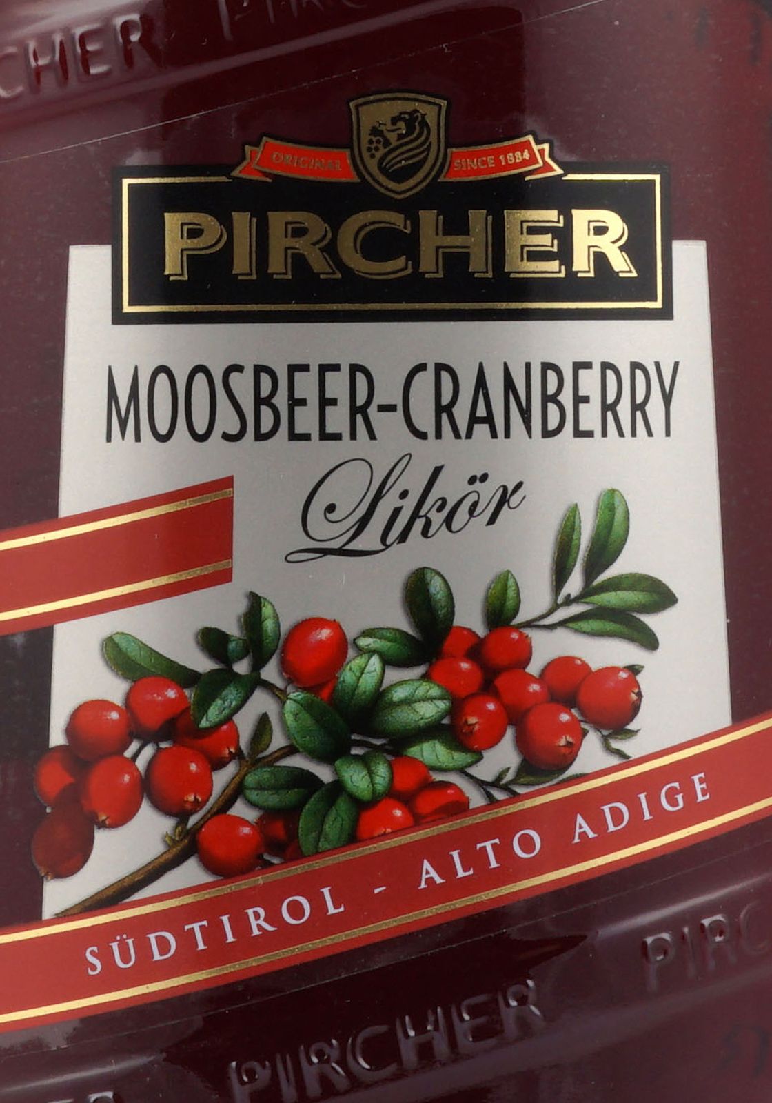 Pircher Cranberry Likör 700 ml 16 % Vol.