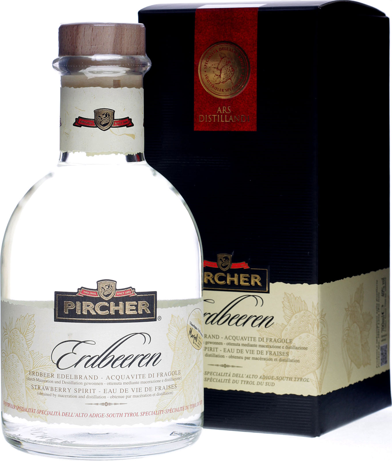 Pircher Erdbeere Apothekerflasche bei obstler.de