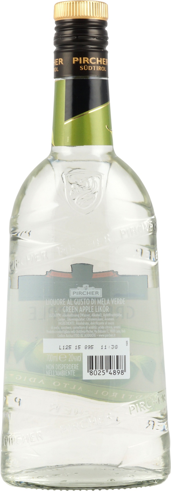 Pircher Green Apple Likör 700ml 20%
