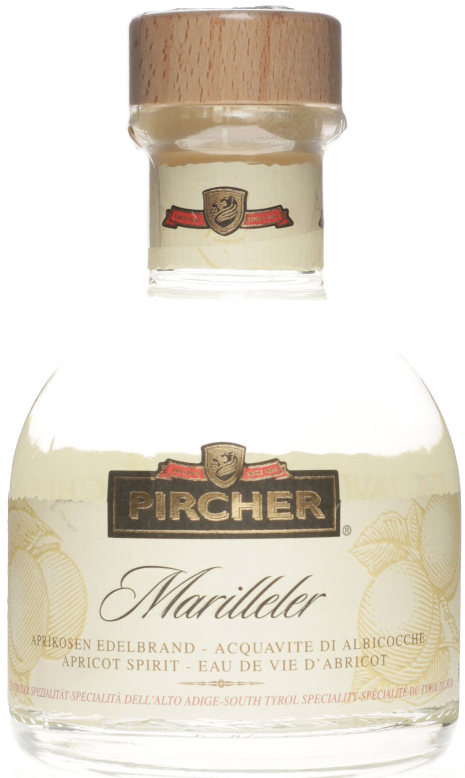 Pircher Marilleler Apothekerflasche 200ml 40%