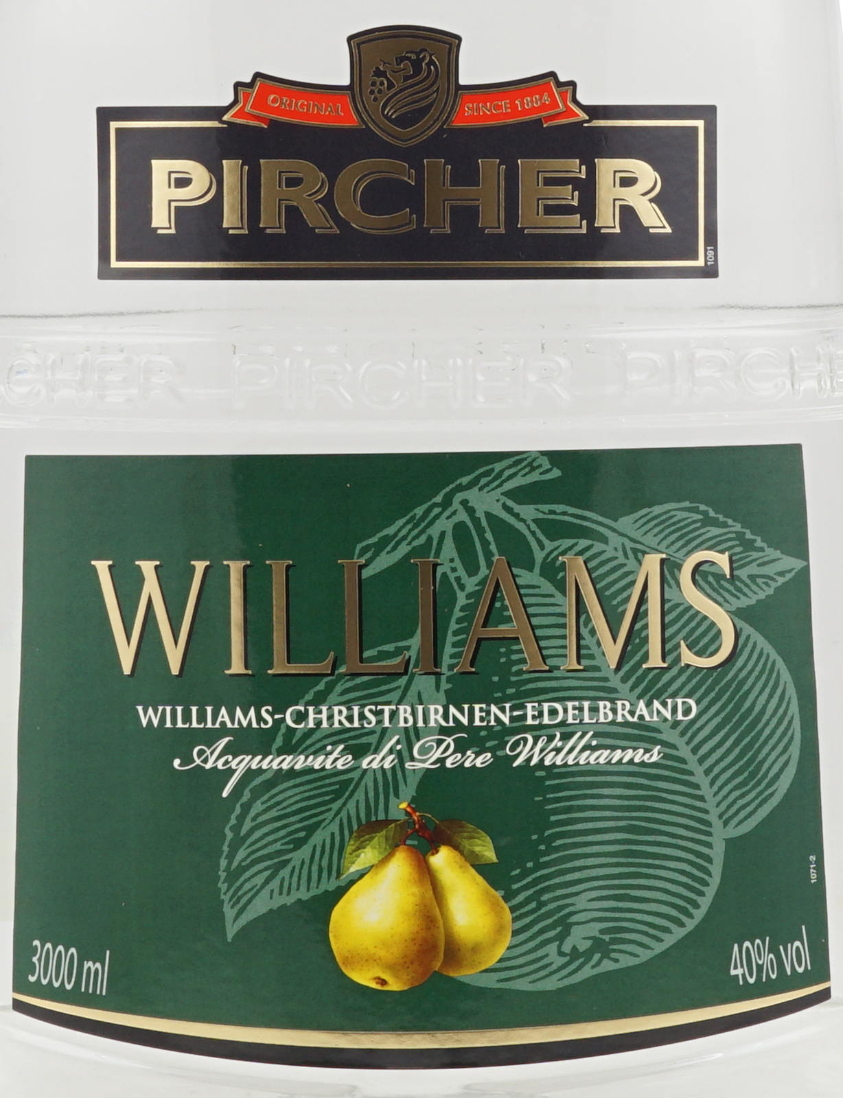 Pircher Williams 3000ml 40% hier im Shop