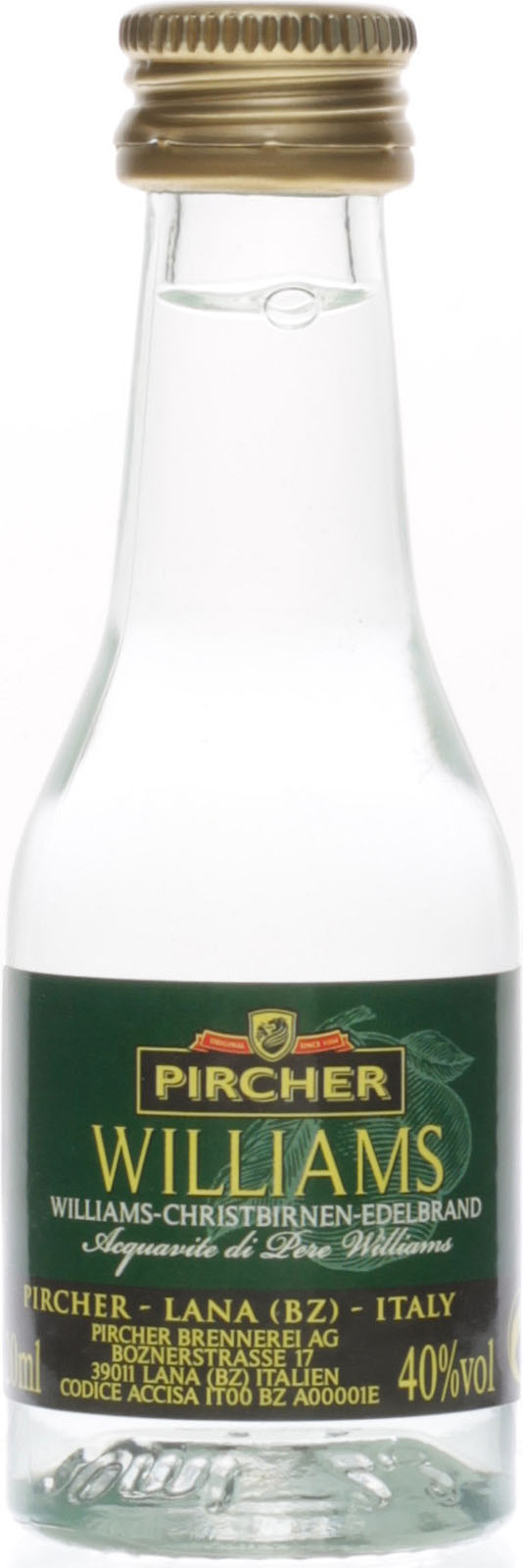 Pircher Williams-Christbirnen-Edelbrand Miniatur