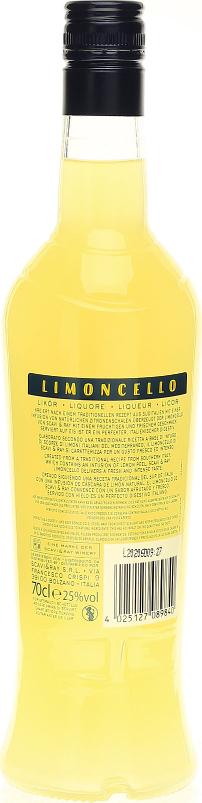 Scavi & Ray Limoncello günstig bei uns im Shop kaufen.