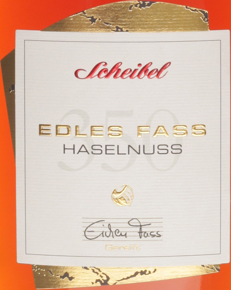 Scheibel Edles Fass - Haselnuss - bei obstler.de