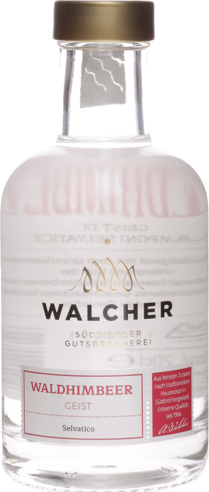 Walcher Waldhimbeergeist 40% Vol., 0,2 l